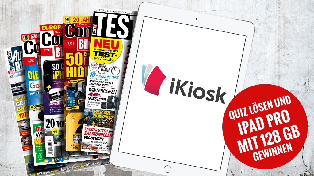 iKiosk-Quiz: Mitmachen und iPad gewinnen - COMPUTER BILD