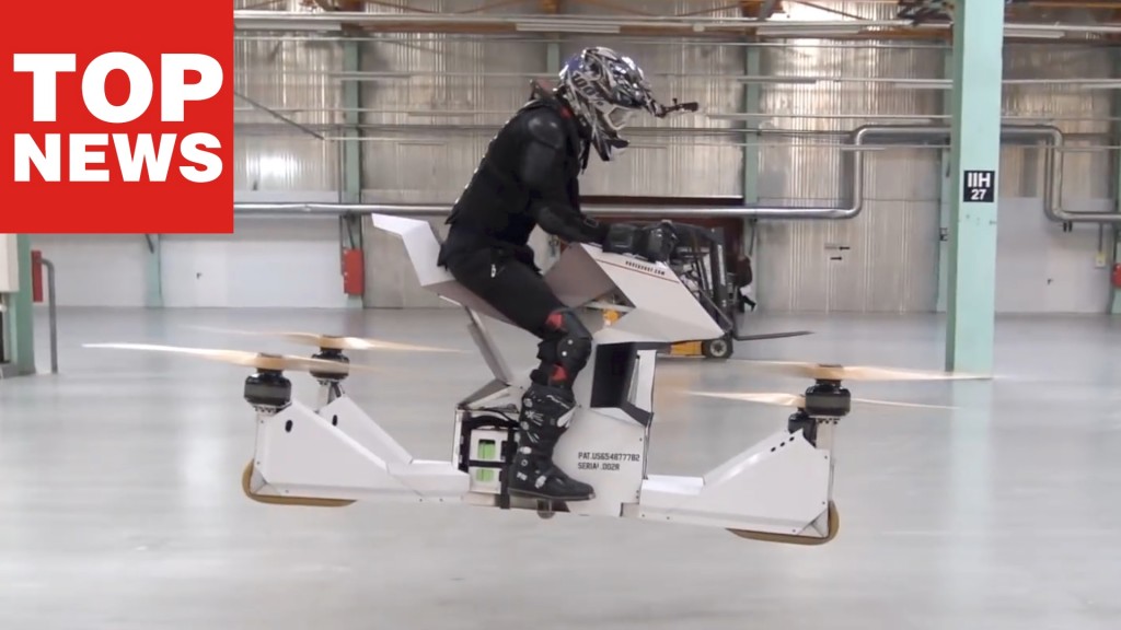 Das Hoverbike Scorpion 3 ist ein fliegendes Motorrad! - COMPUTER BILD