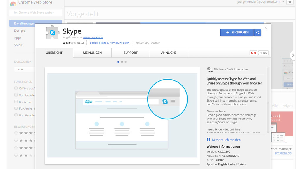 Skype: Vernetzung mit Gmail & Co. - COMPUTER BILD