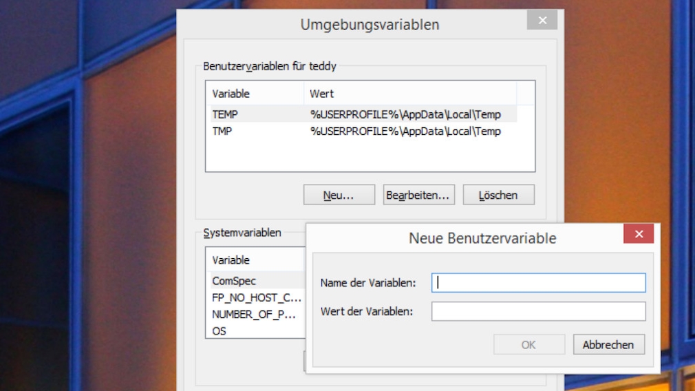 Windows 7/8/10: Was sind Umgebungsvariablen? Tipps - COMPUTER BILD
