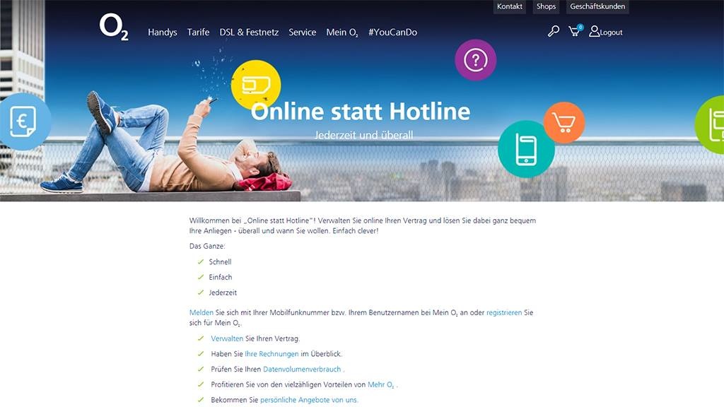 O2: Datenvolumen für Hotline-Verzicht! - COMPUTER BILD