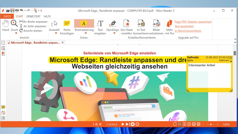 Nitro PDF: Anleitung zum PDF-Viewer-Programm - COMPUTER BILD