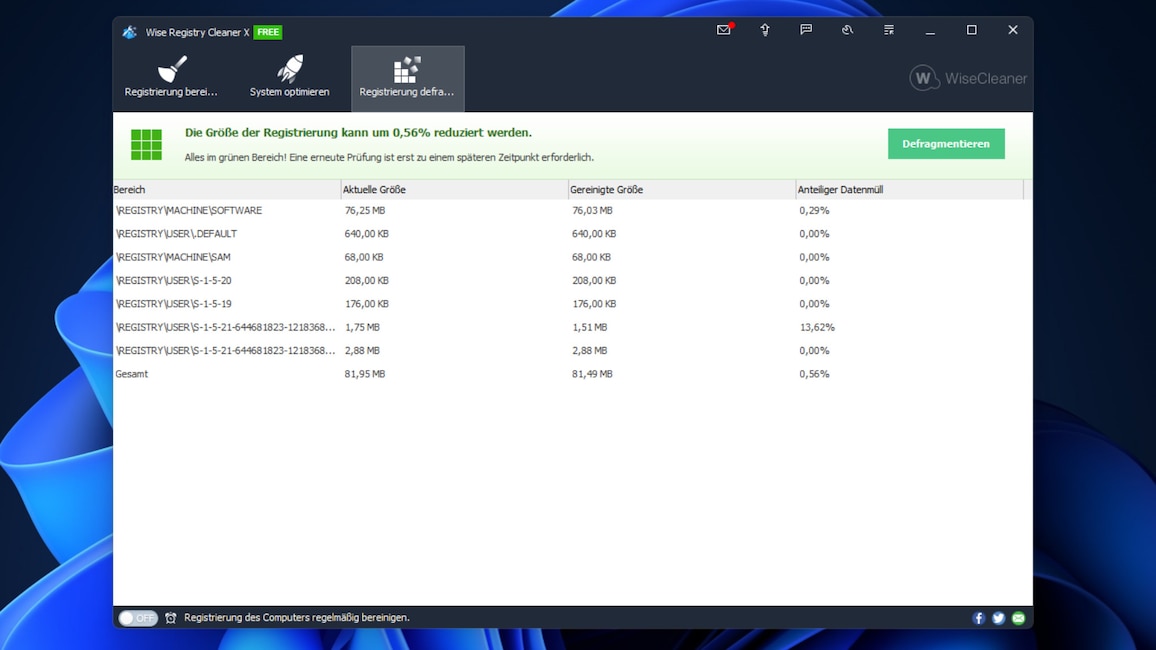 Wise Registry Cleaner vs. CCleaner – neue WRC-Version - COMPUTER BILD