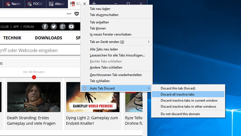 Firefox: Tabs wiederherstellen – so gehen Sie vor - COMPUTER BILD