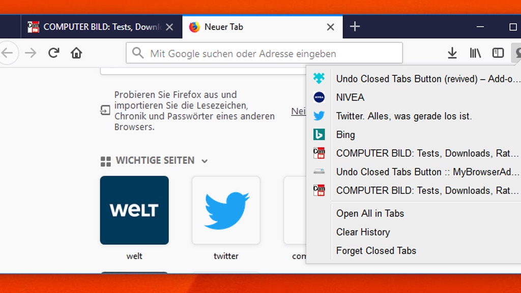 Rendering-Engines: Gecko, Chromium, Goanna & Co. - COMPUTER BILD