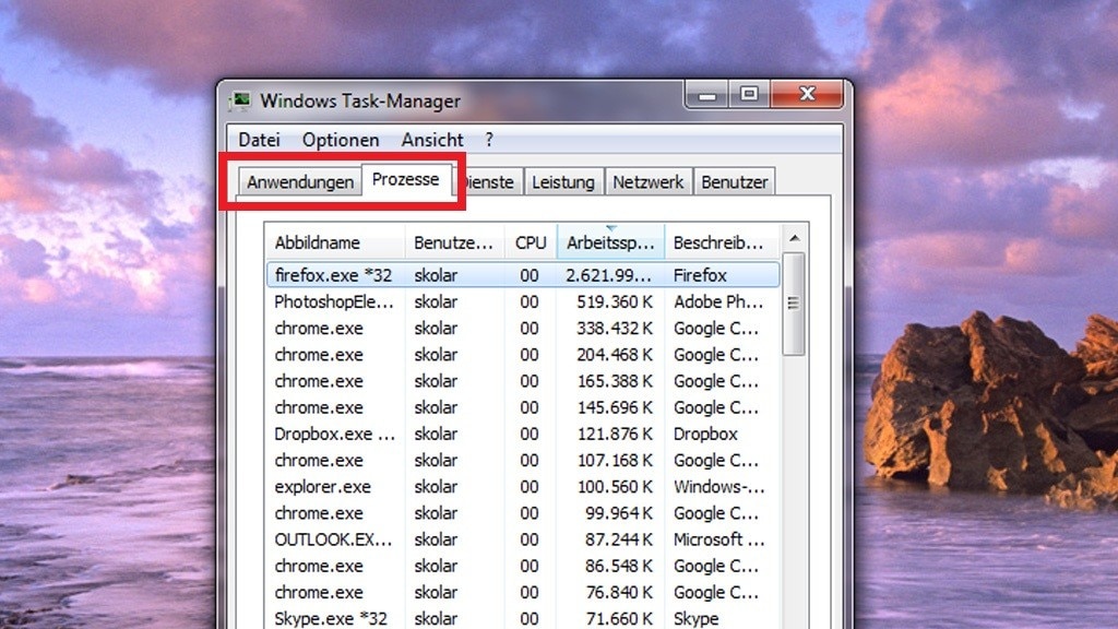 Task-Manager: Taskleisten-Befehl für den Start - COMPUTER BILD