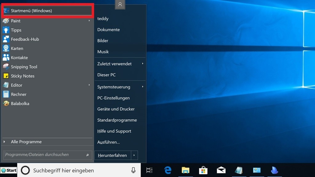 Windows-CMD: Startmenü öffnen – kurzer Befehl genügt - COMPUTER BILD