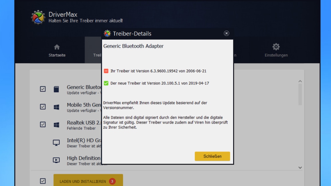 Gratis-Vollversion: DriverMax – 1 Jahr kostenlos - COMPUTER BILD