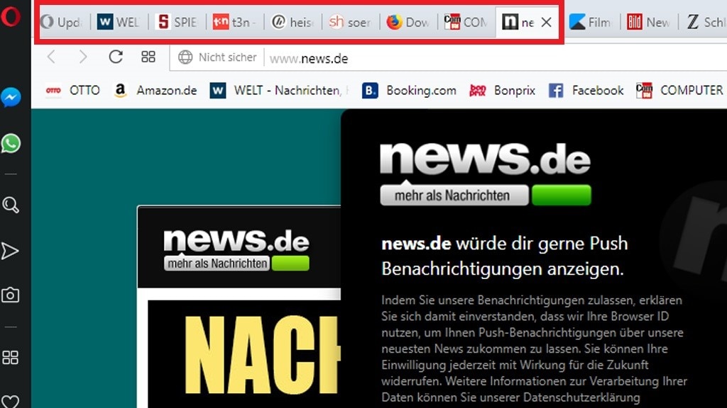 Opera: Doppelte Tabs schließen – Kontextbefehl hilft - COMPUTER BILD