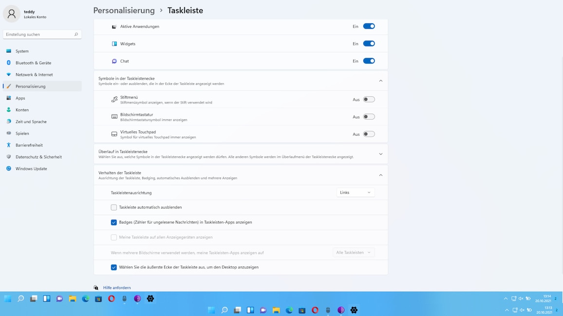Windows-Taskleiste einstellen: 7+ Taskbar Tweaker für Windows 11 ...