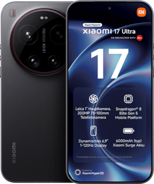 Xiaomi 17 Ultra mit Vertrag: 1 TB gratis, über 1.000 Euro sparen ...